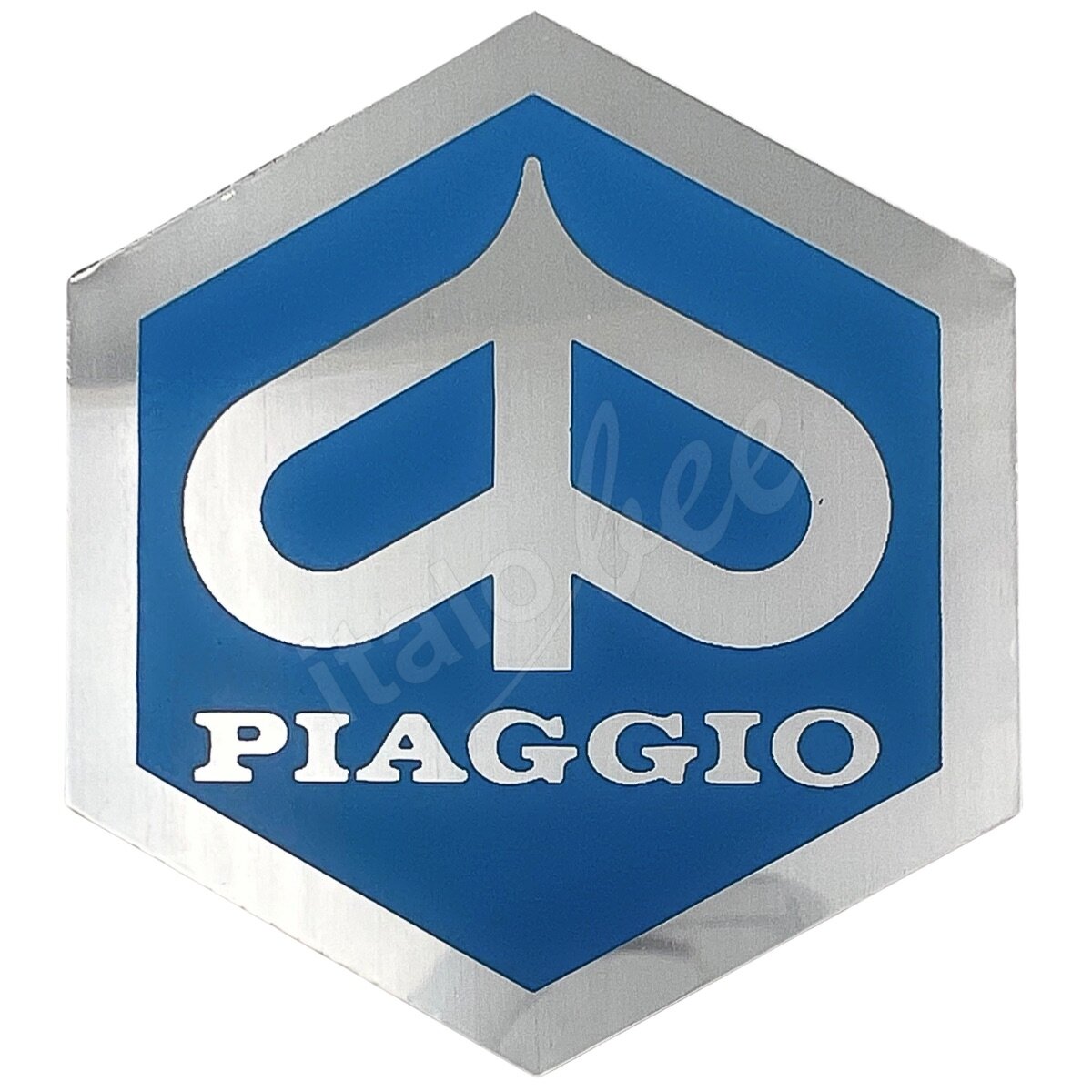 Emblem Piaggio 6-Eck / ca. 55 x 60 mm - italobee Shop, 8,97